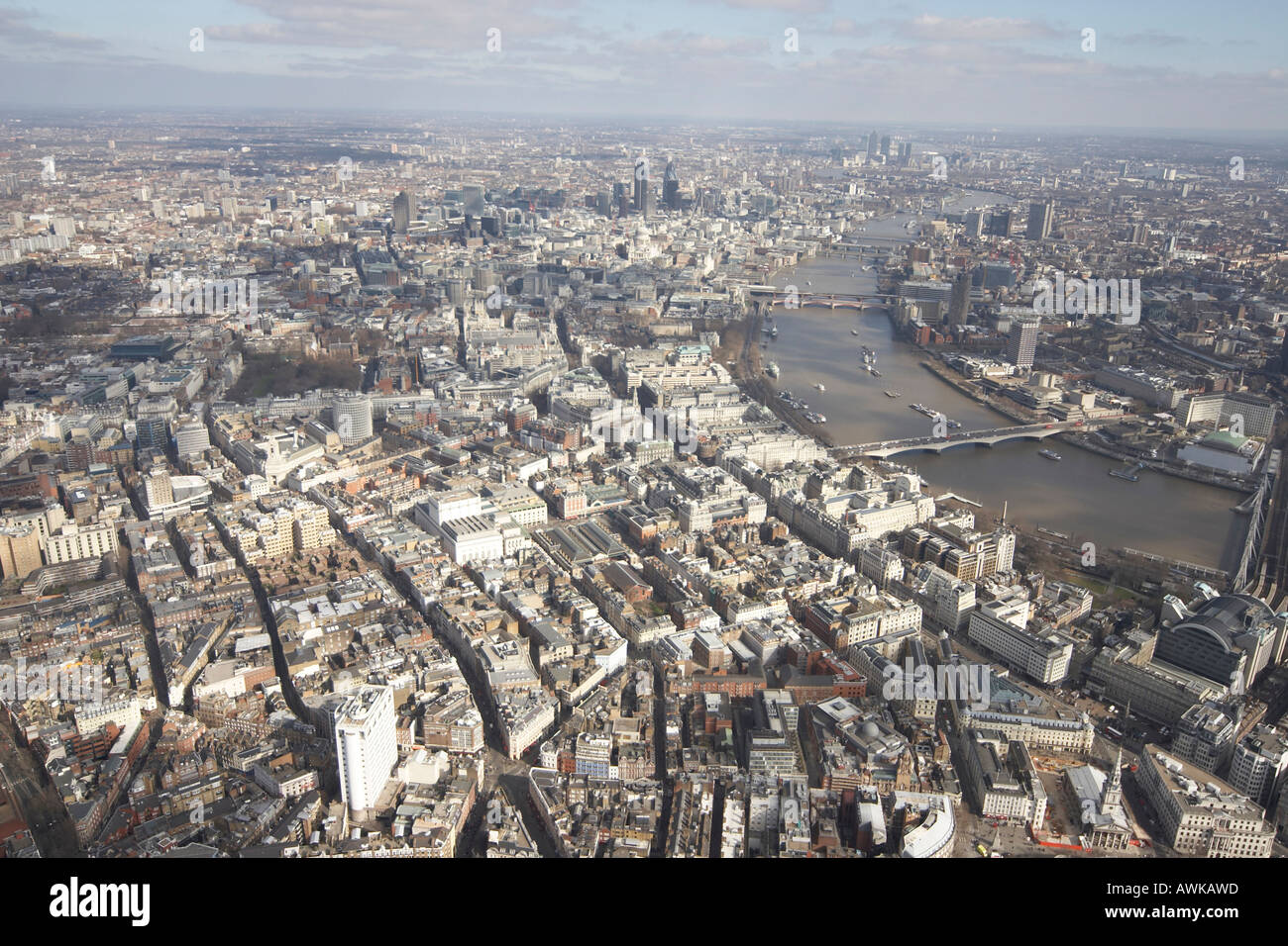 Aerial air waterloo station hi-res stock photography and images - Alamy