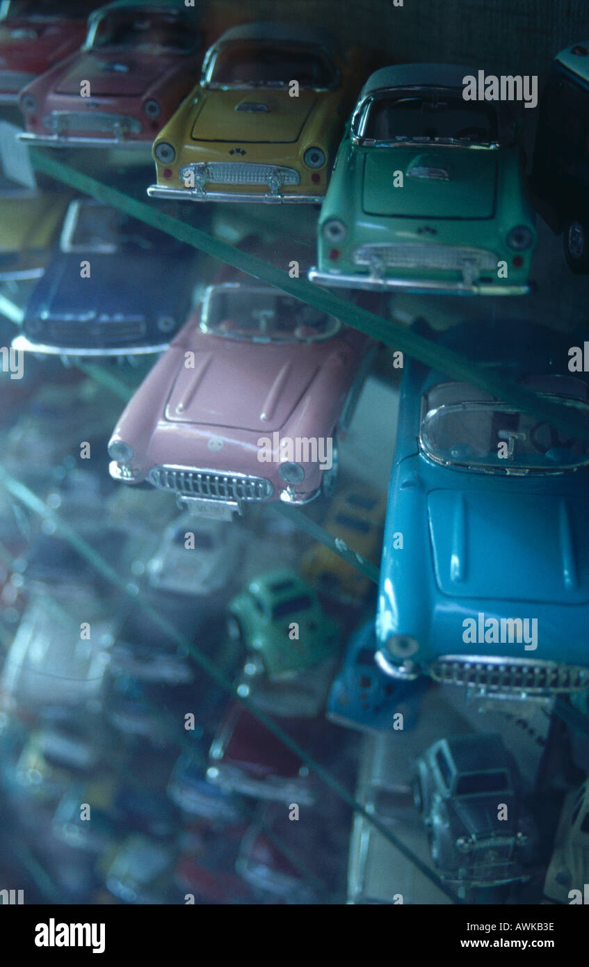 Toy cars displayed in store Stock Photo - Alamy