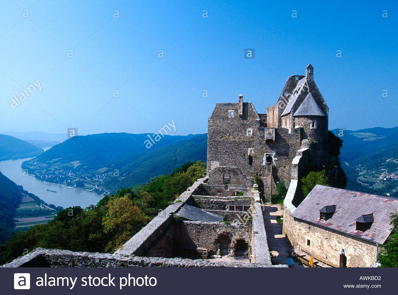 Aggstein Castle Stock Photos & Aggstein Castle Stock Images - Alamy