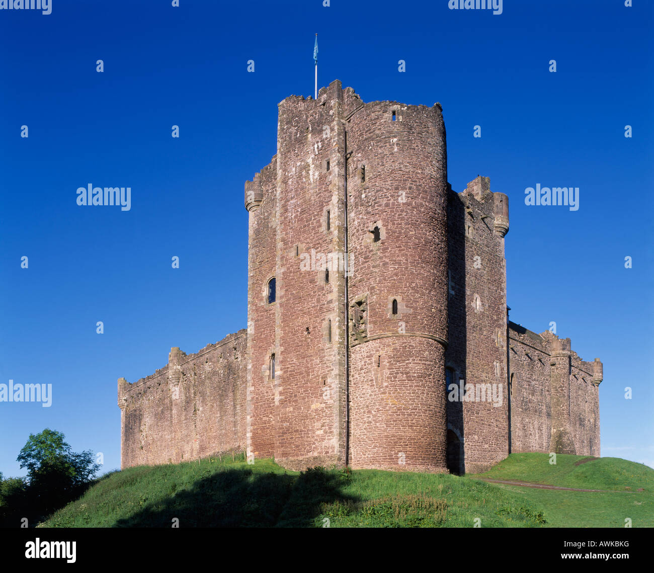 Doune Castle, Stirling, Scotland, UK. A scene from the film Monty ...