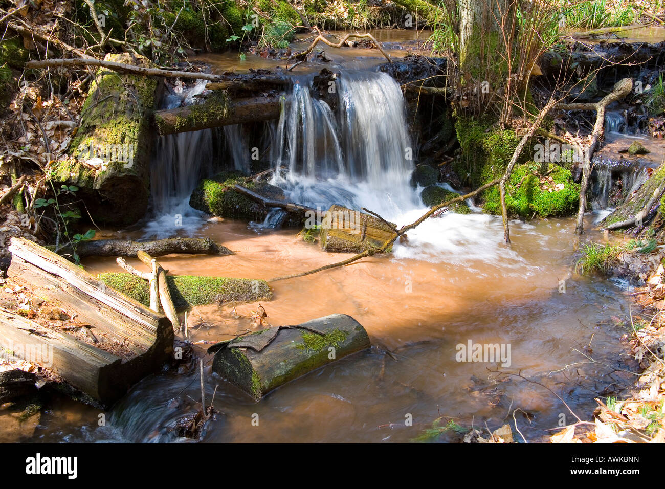 small rapids of a creek Stock Photo - Alamy