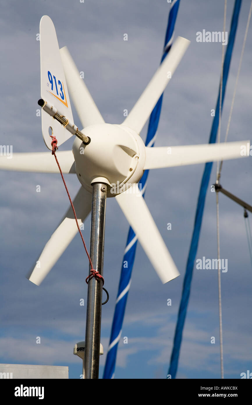 windmill of a sailboat Stock Photo - Alamy