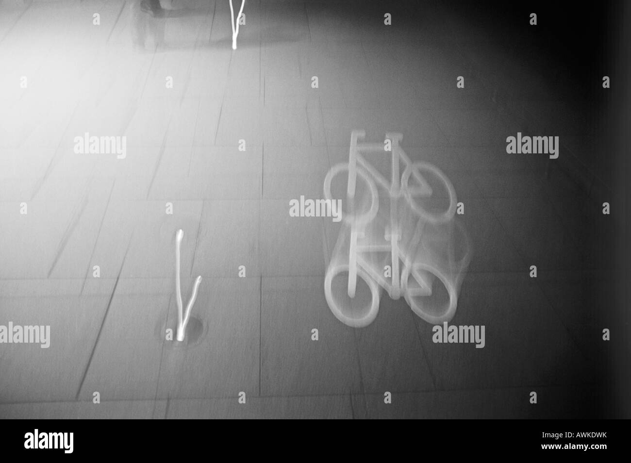 BLURRED CYCLE PATH Stock Photo - Alamy