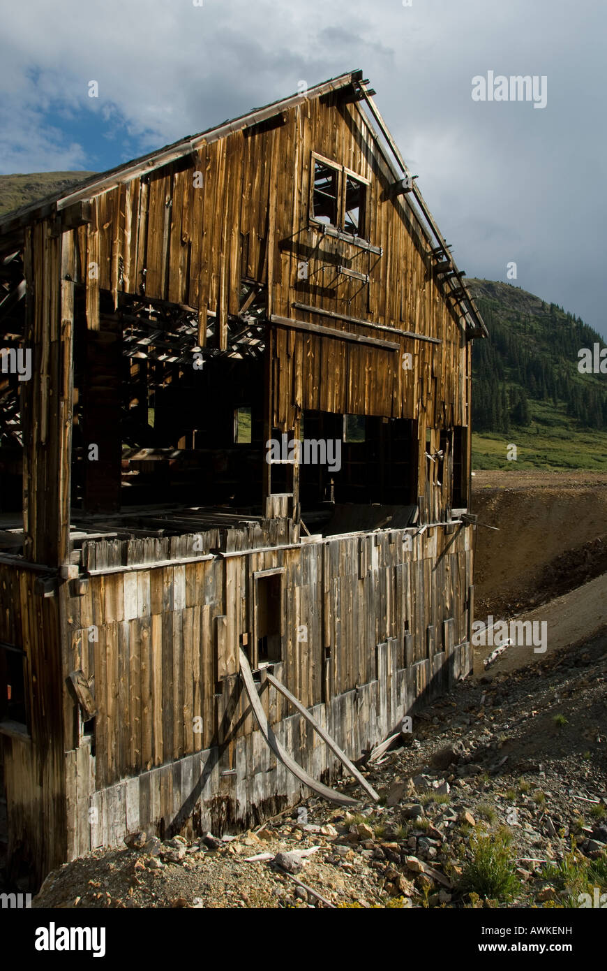 Bagley Mill, Animas Forks near Silverton, Alpine Loop Scenic Byway, San ...