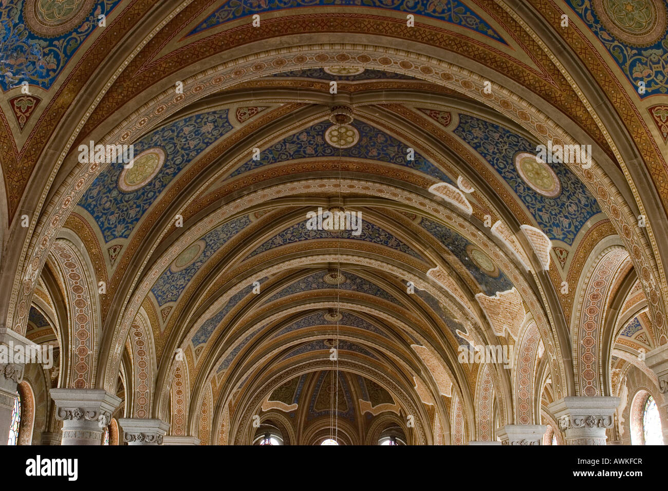 Ceiling of Velká Synagoga (The Great Synagogue), Plzeň, Czech Republic ...