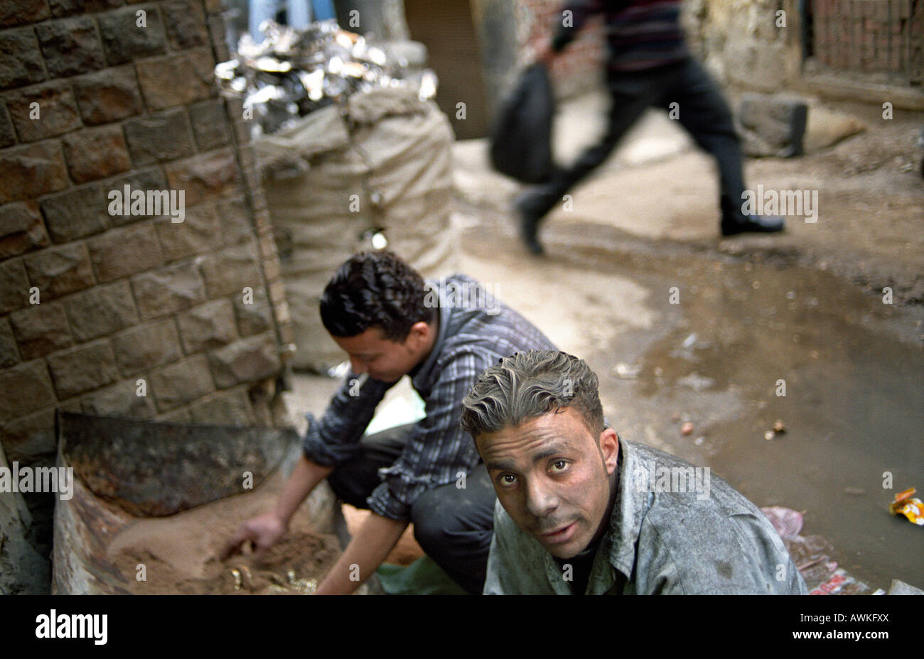 labors in islamic cairo Stock Photo - Alamy