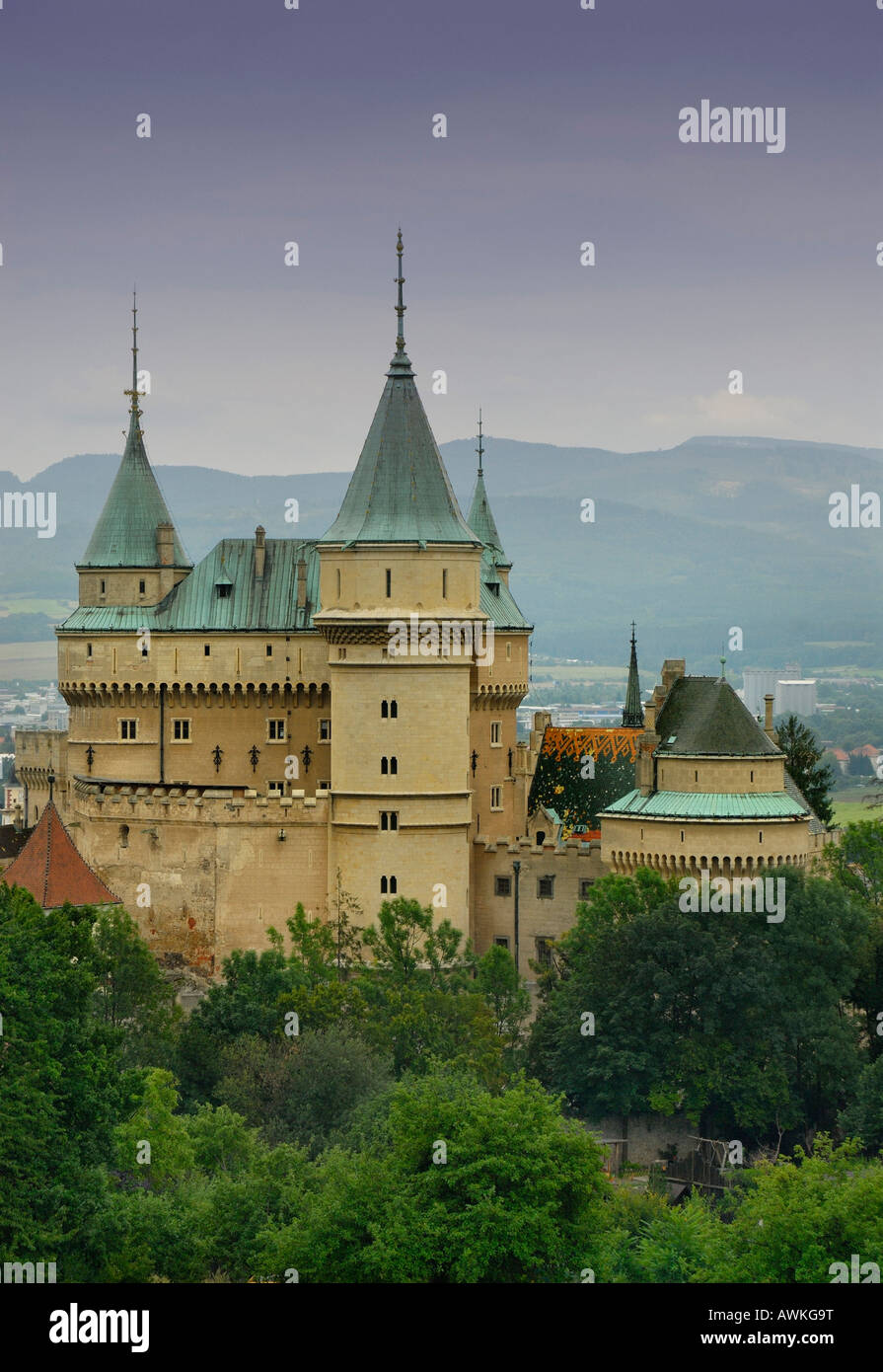 BOJNICE CASTLE, SLOVAKIA Stock Photo - Alamy