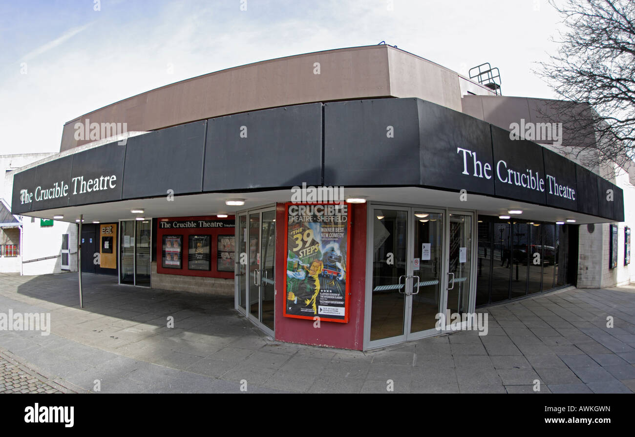 The Crucible Theatre Sheffield Stock Photo - Alamy