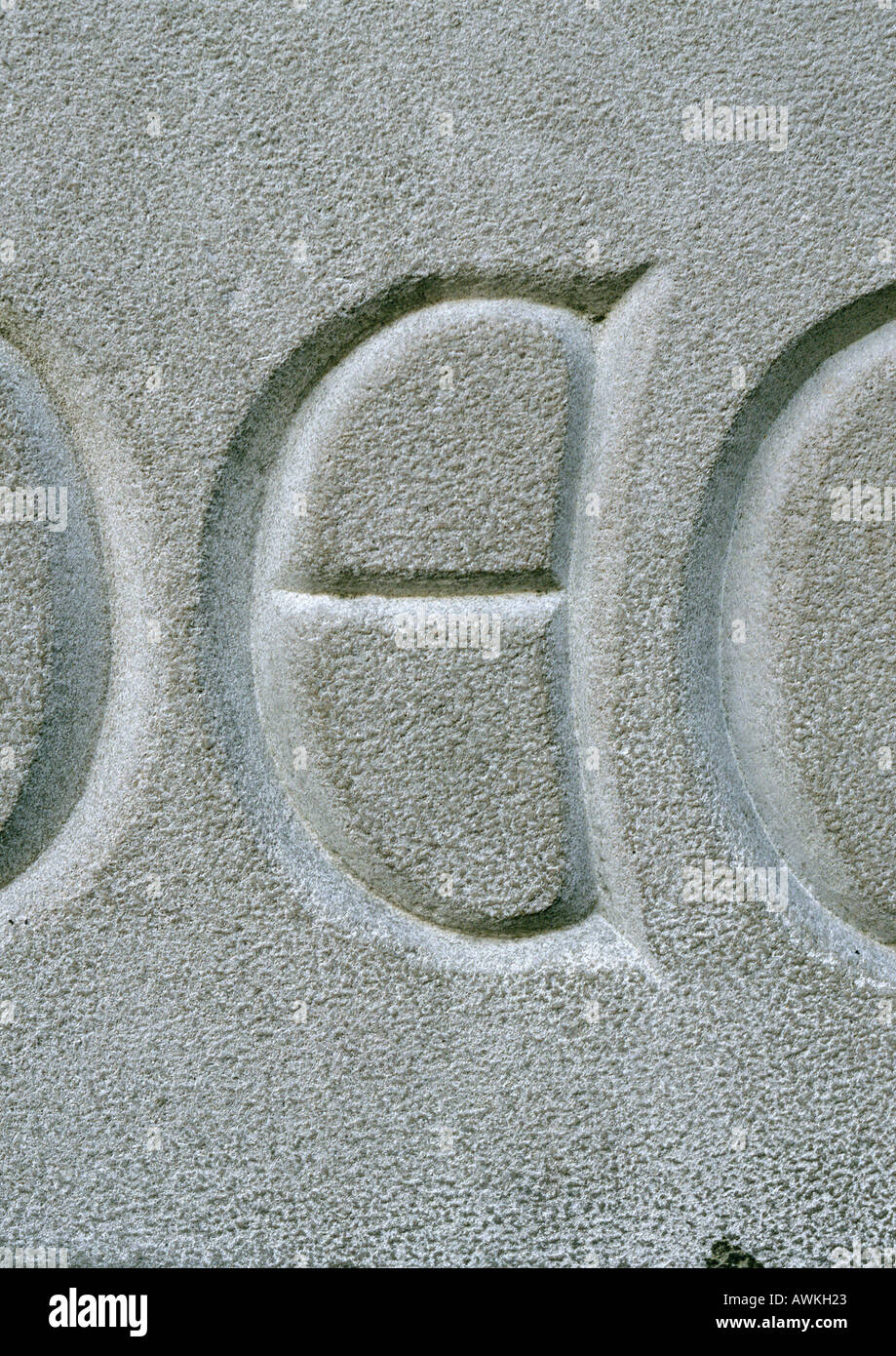 E, text, etched Stock Photo - Alamy