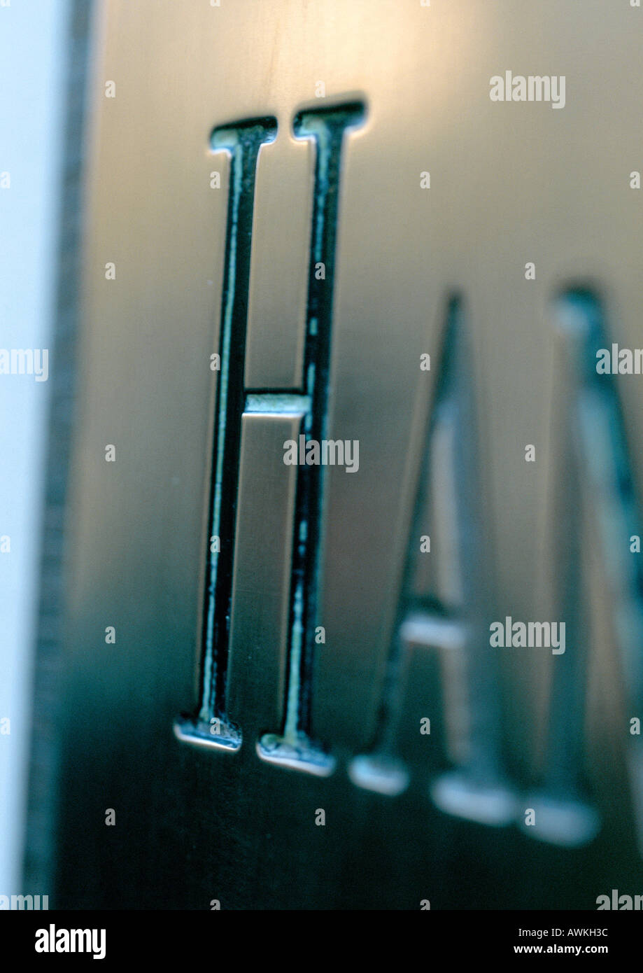 Etched metal texture hi-res stock photography and images - Alamy