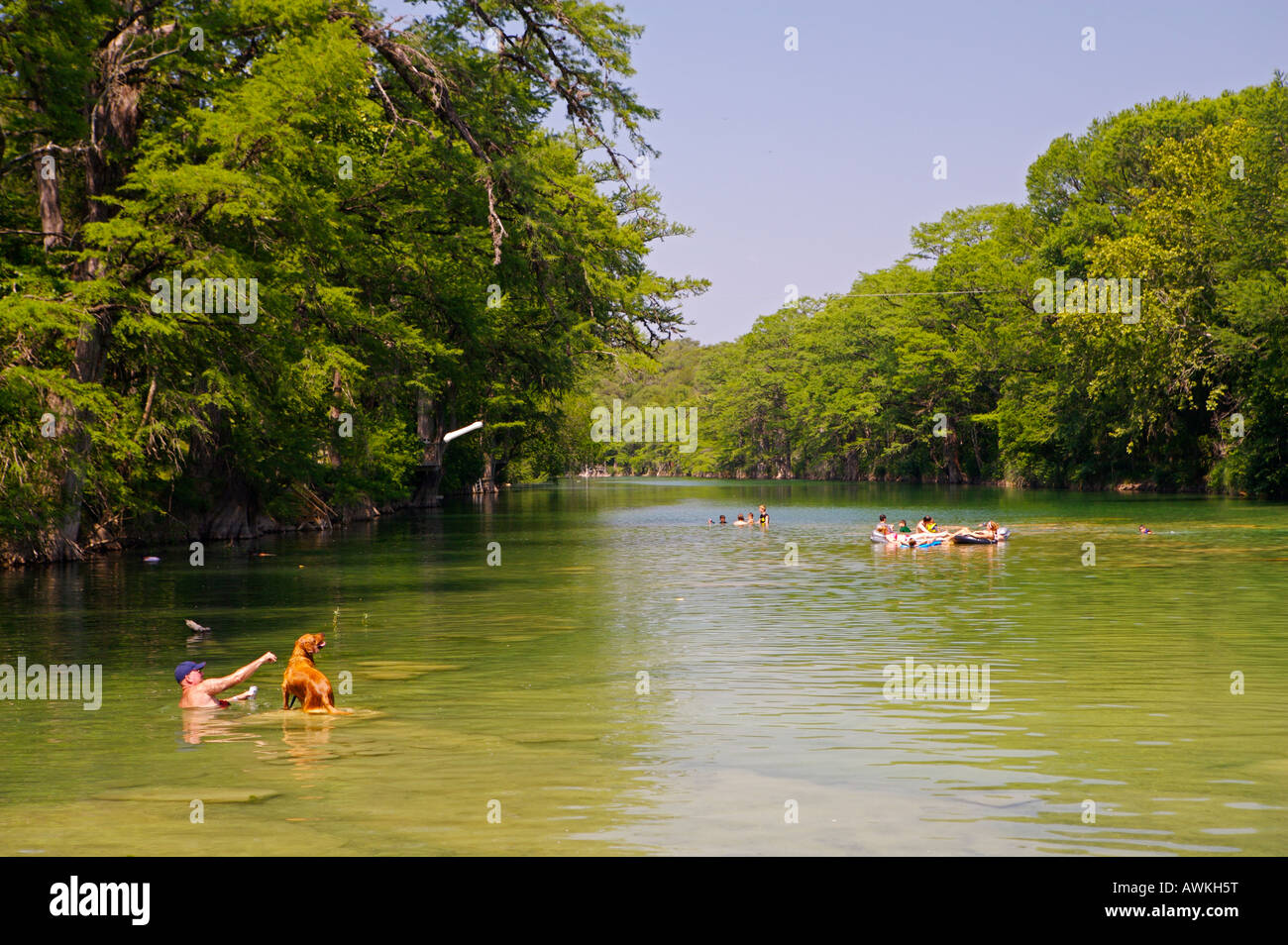 Teens swimming river hi-res stock photography and images - Alamy