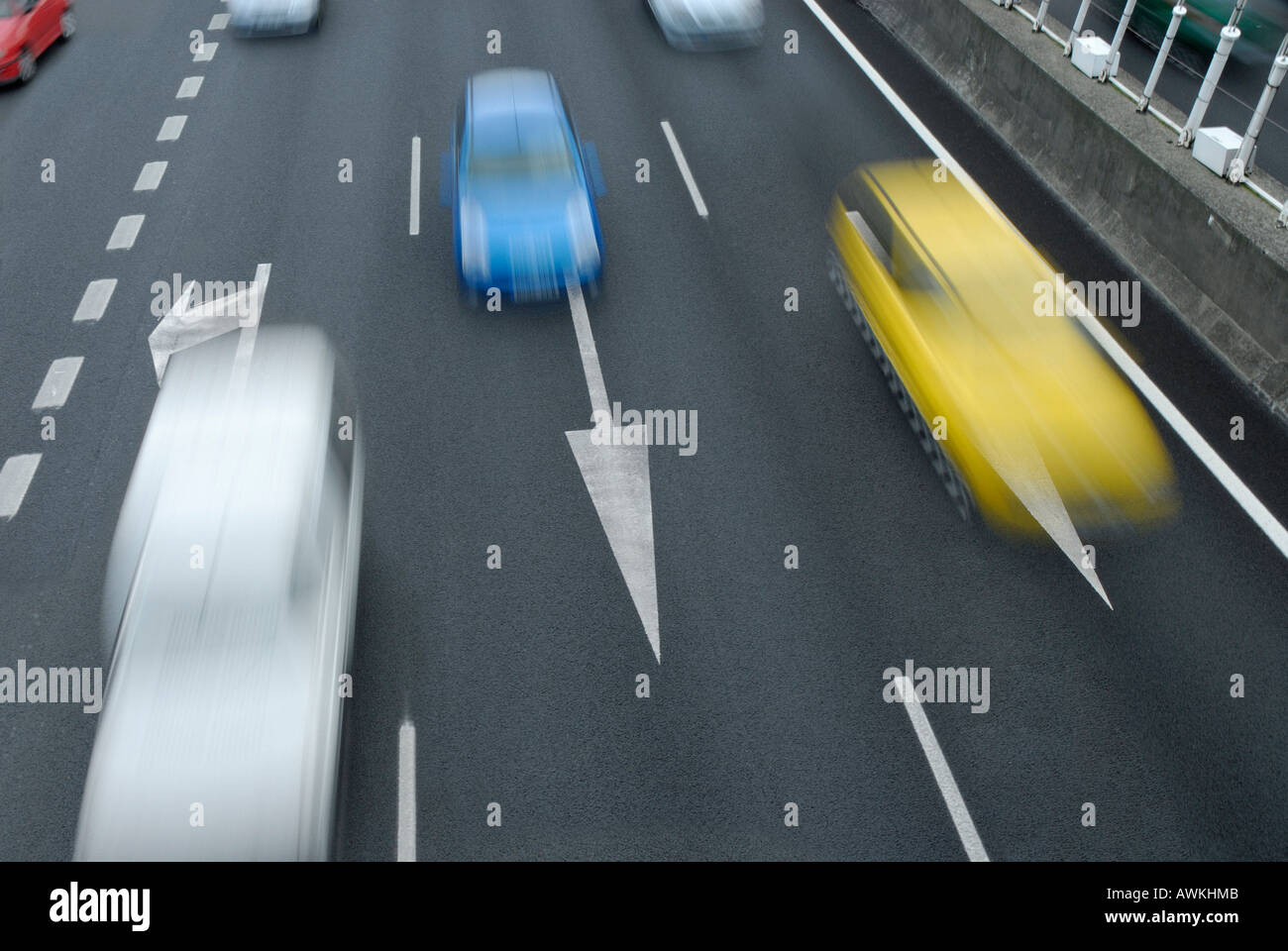 CARS BLURRED IN MOTION TRAFFIC JAM CONGESTION Stock Photo - Alamy