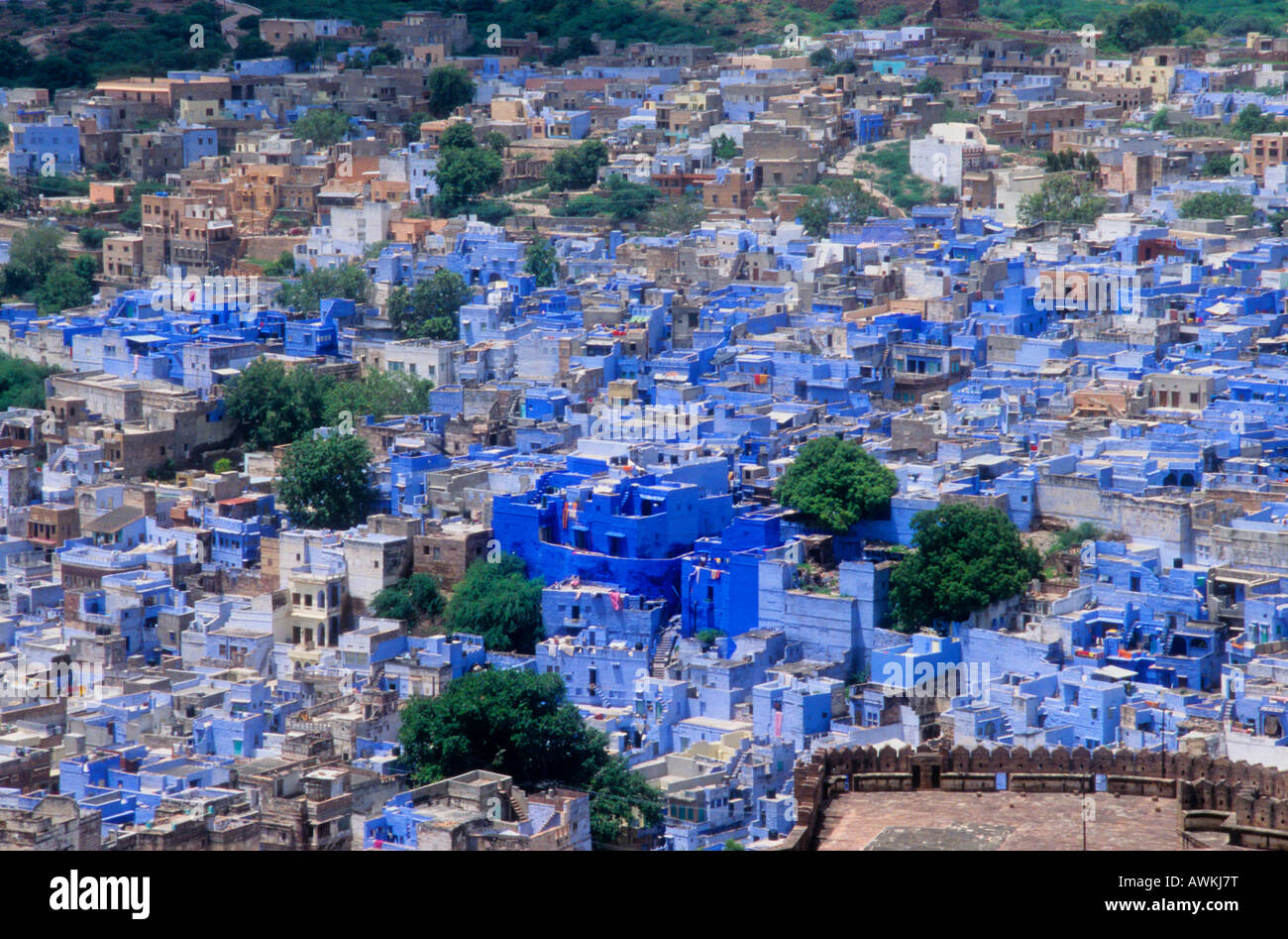 Traditional blue houses brahmin houses hi-res stock photography and ...