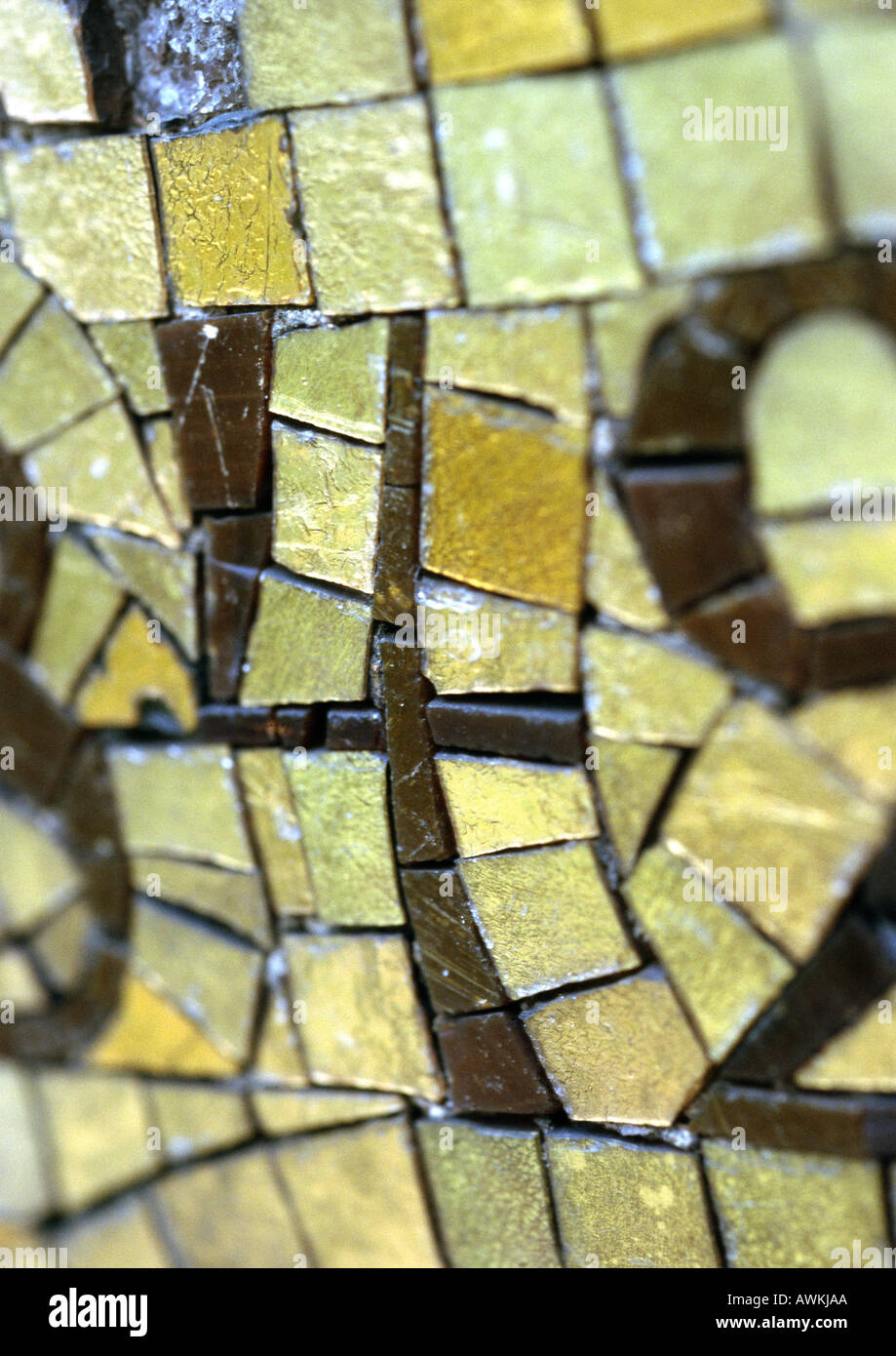 4 text in tile mosaic Stock Photo - Alamy
