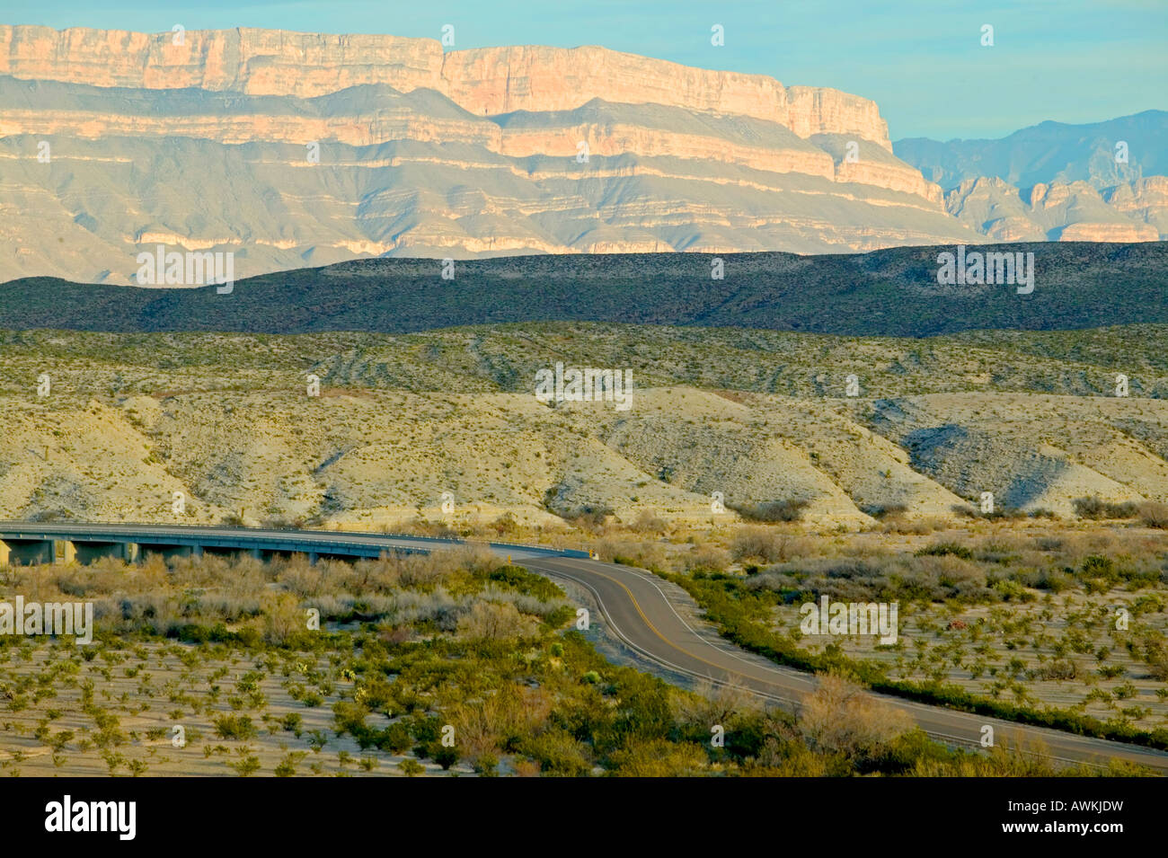 Lower Tornillo Creek bridge in Big Bend National Park TX Sierra del ...