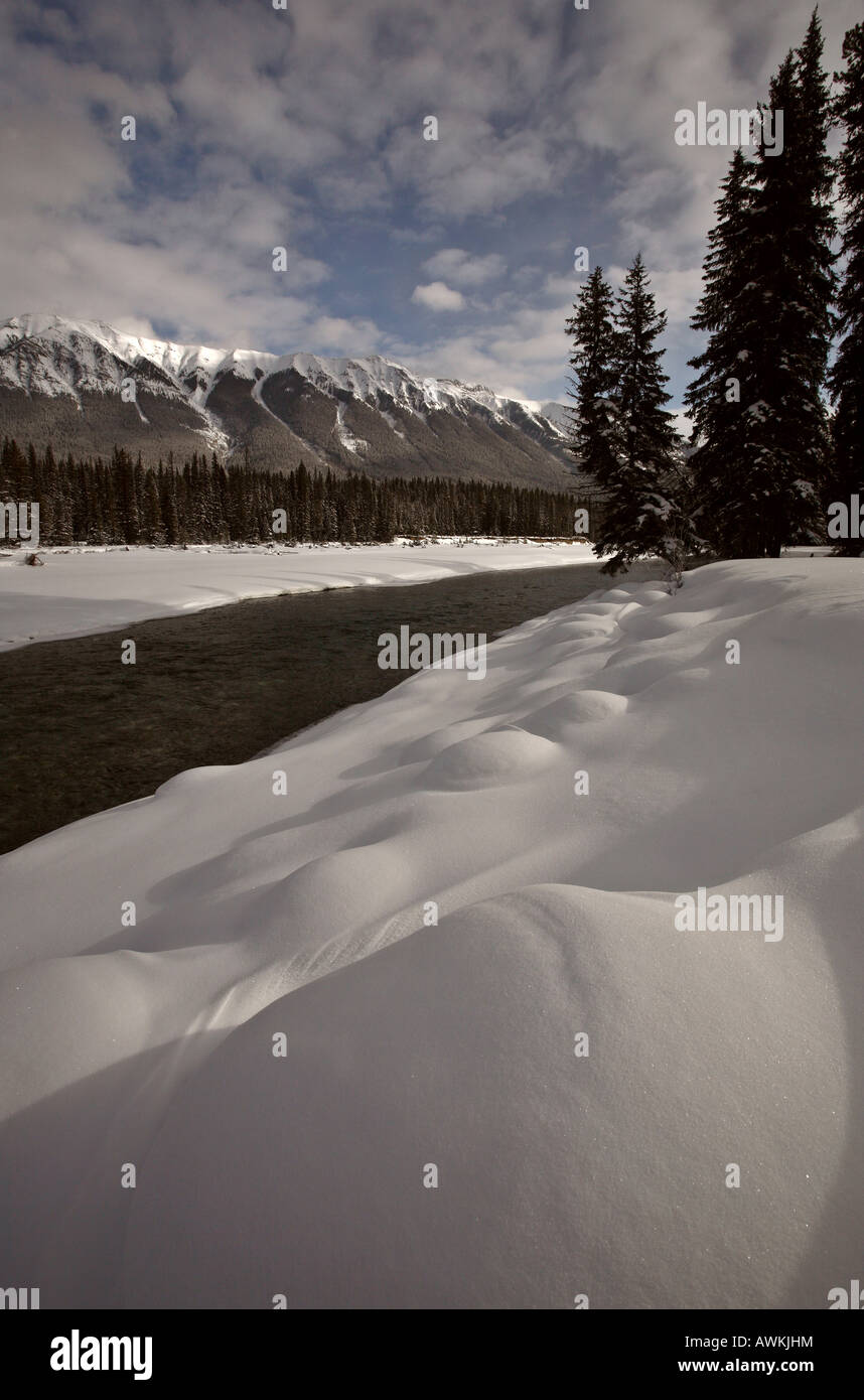 Open water in winter Stock Photo - Alamy