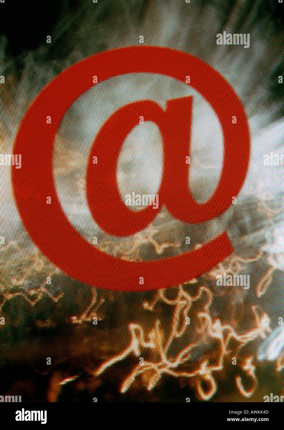 @ at symbol Stock Photo - Alamy