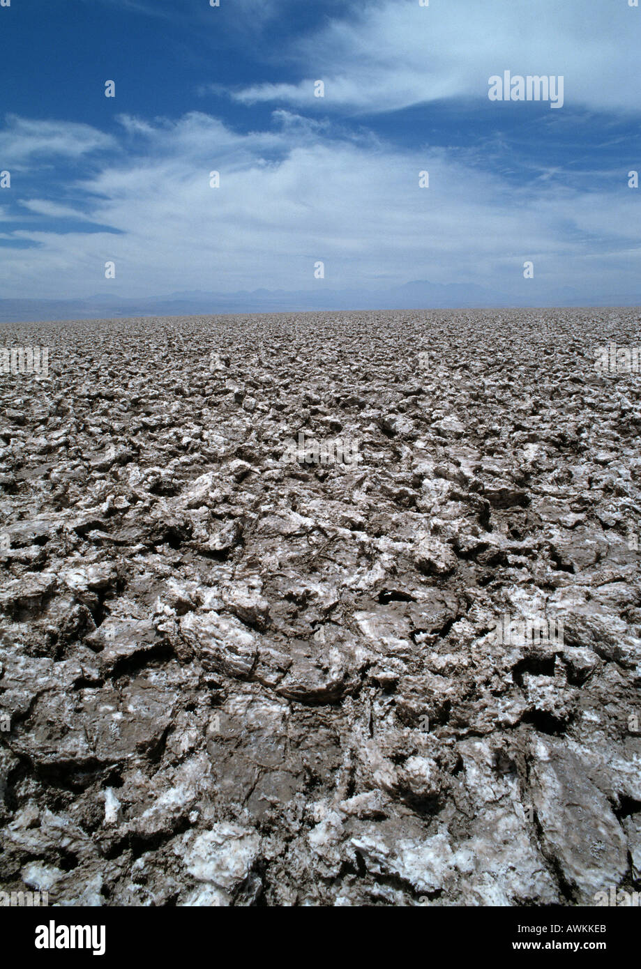 Chile, El Norte Grande, salt flats Stock Photo - Alamy