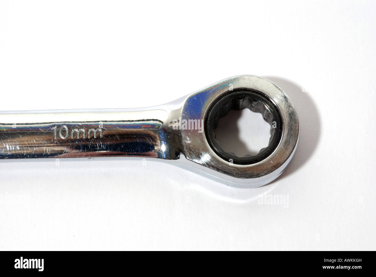 open ended and ratchet spanner Stock Photo - Alamy