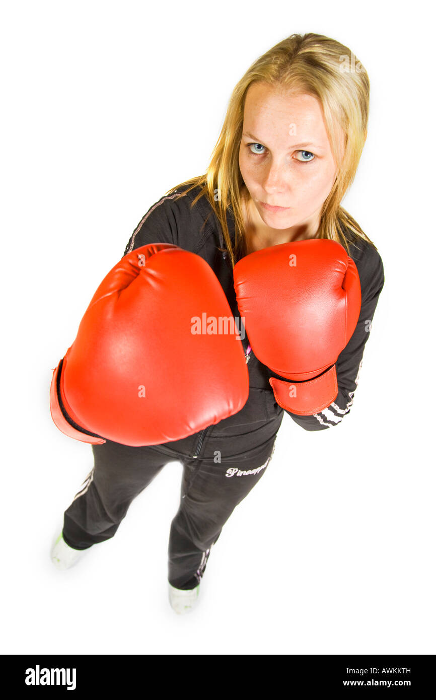 Portrait person wearing black Cut Out Stock Images & Pictures - Alamy