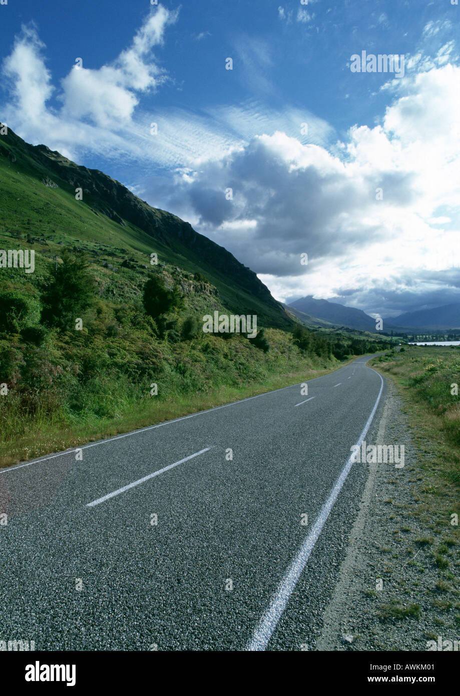 New Zealand, rural road Stock Photo - Alamy