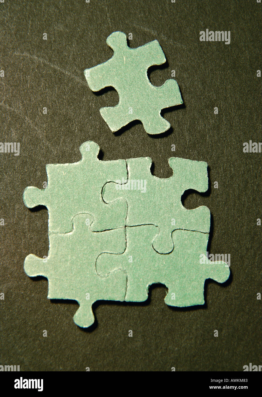 Four pieces puzzle connected together hi-res stock photography and ...