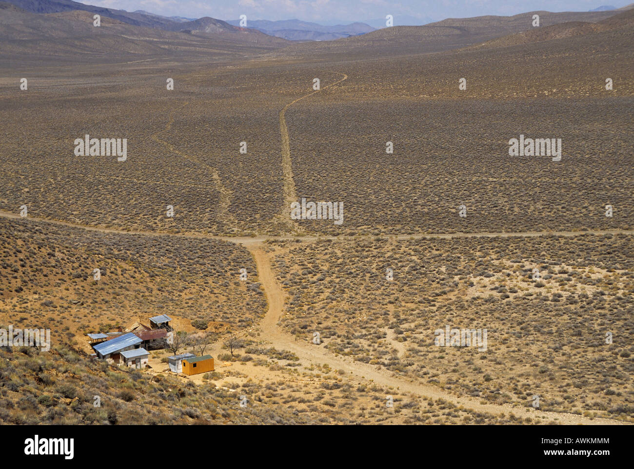 California Death Valley National Park abandoned Harrisburg Mining Camp ...
