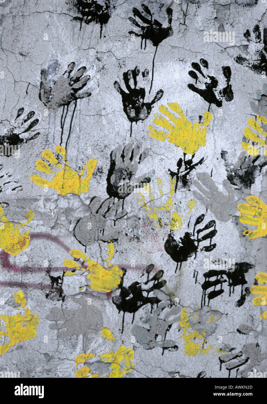Kids Hand Prints High Resolution Stock Photography and Images - Alamy
