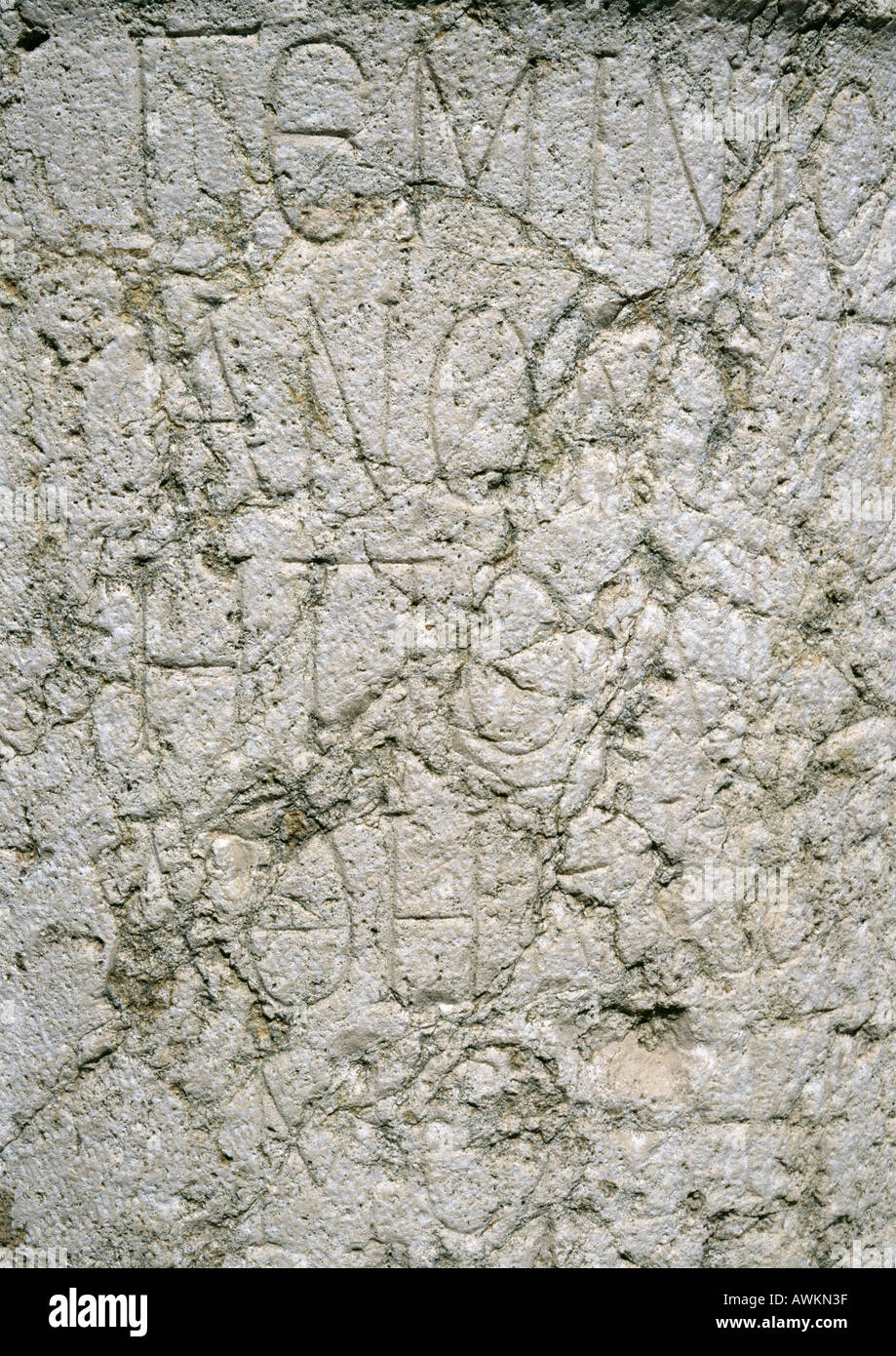 Words carved into stone Stock Photo - Alamy