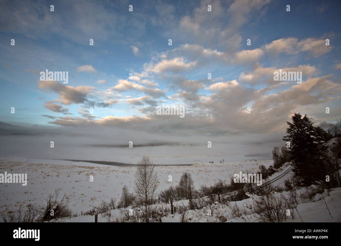 Winter scene in beautiful British Columbia Stock Photo - Alamy