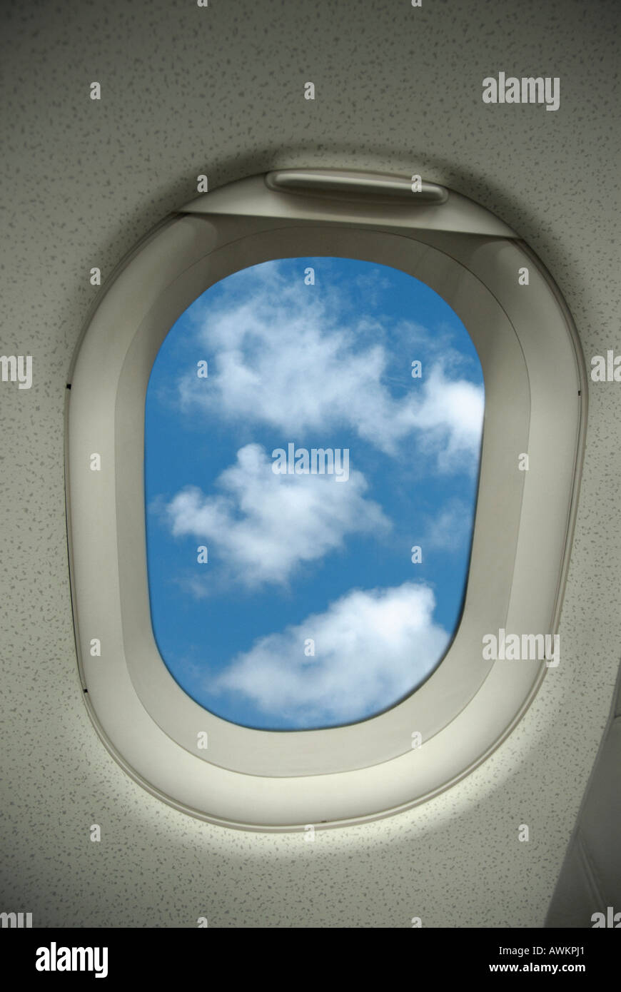 AIRPLANE WINDOW VIEW OUT Stock Photo - Alamy
