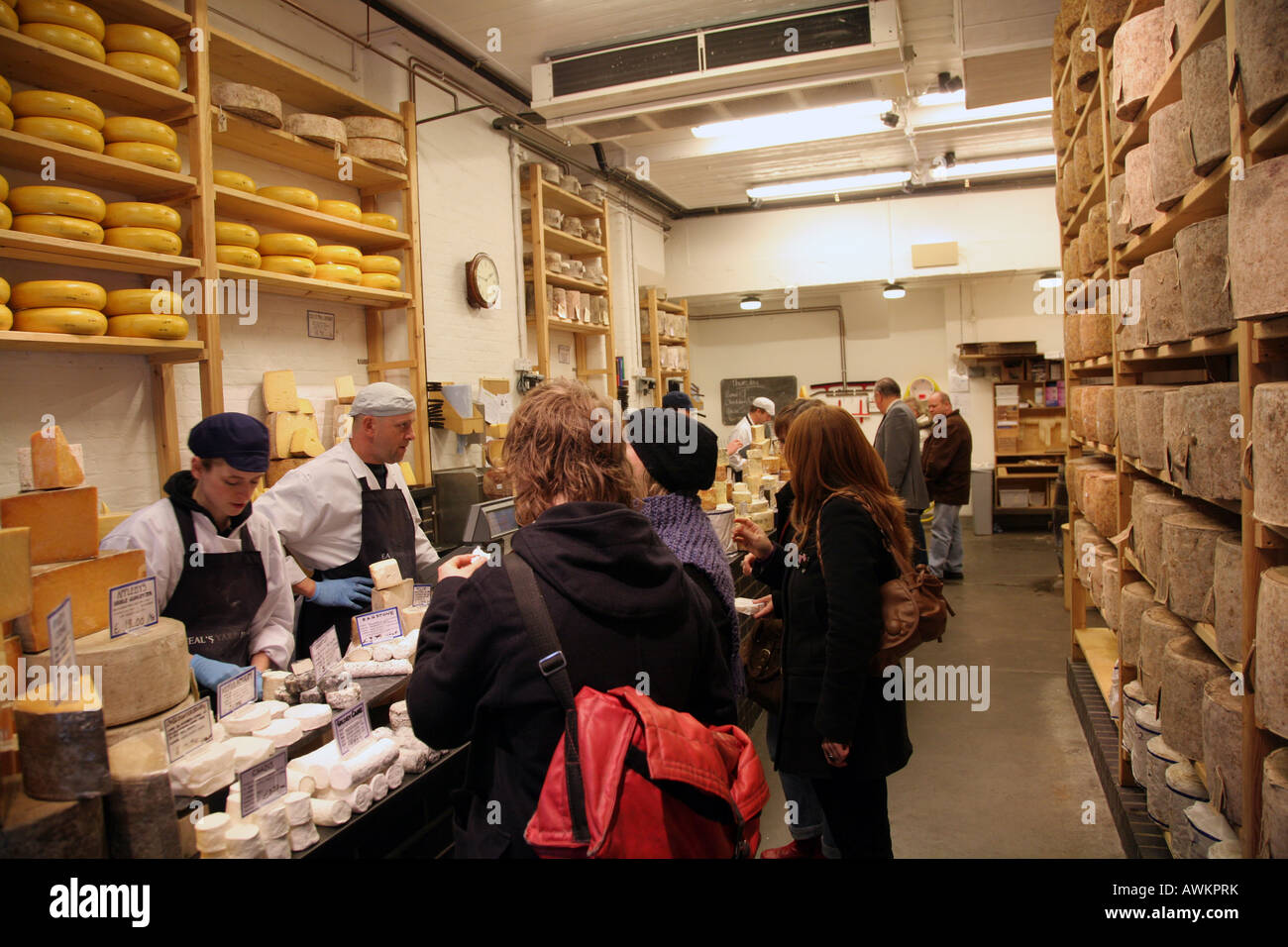Neals Yard Dairy Cheese Shop Borough Market, south east London Stock ...