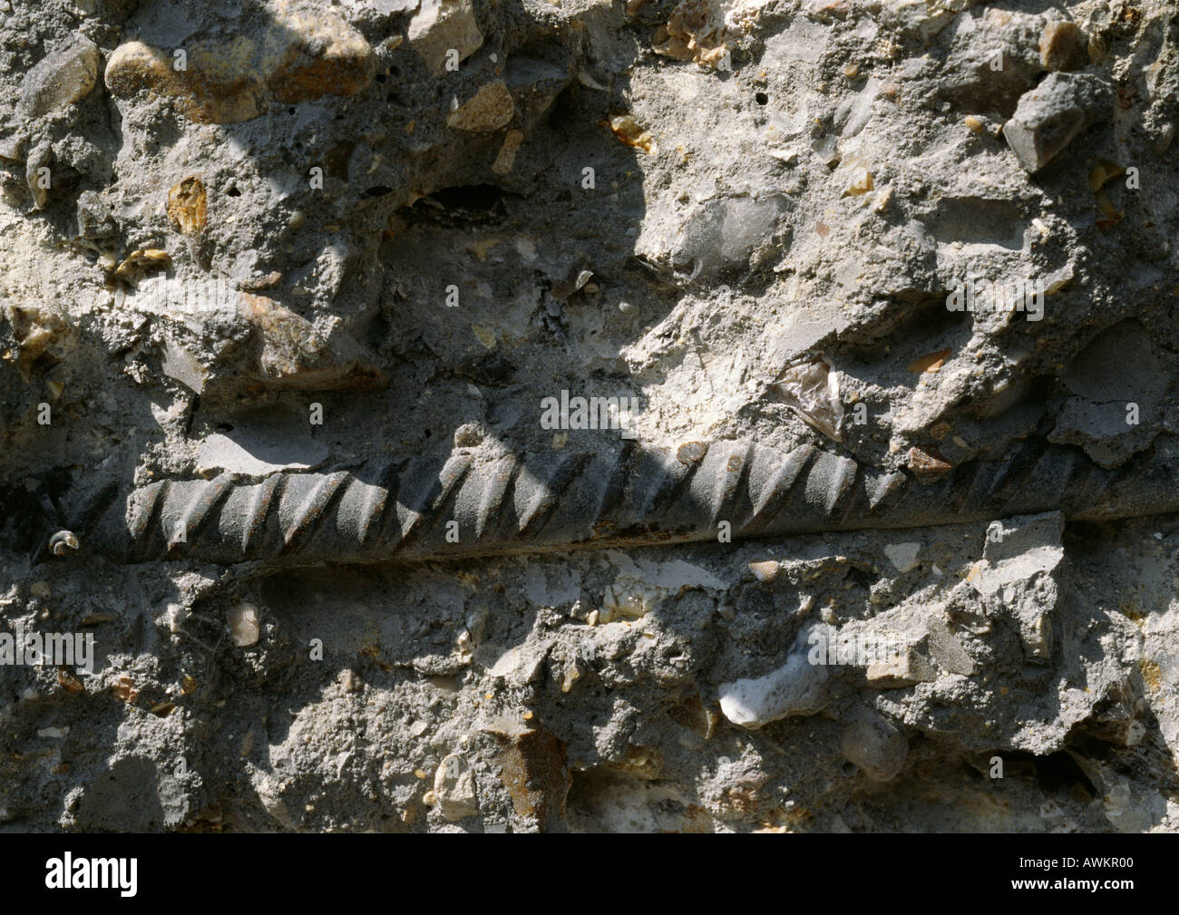 Metal rod in ground, close-up Stock Photo - Alamy