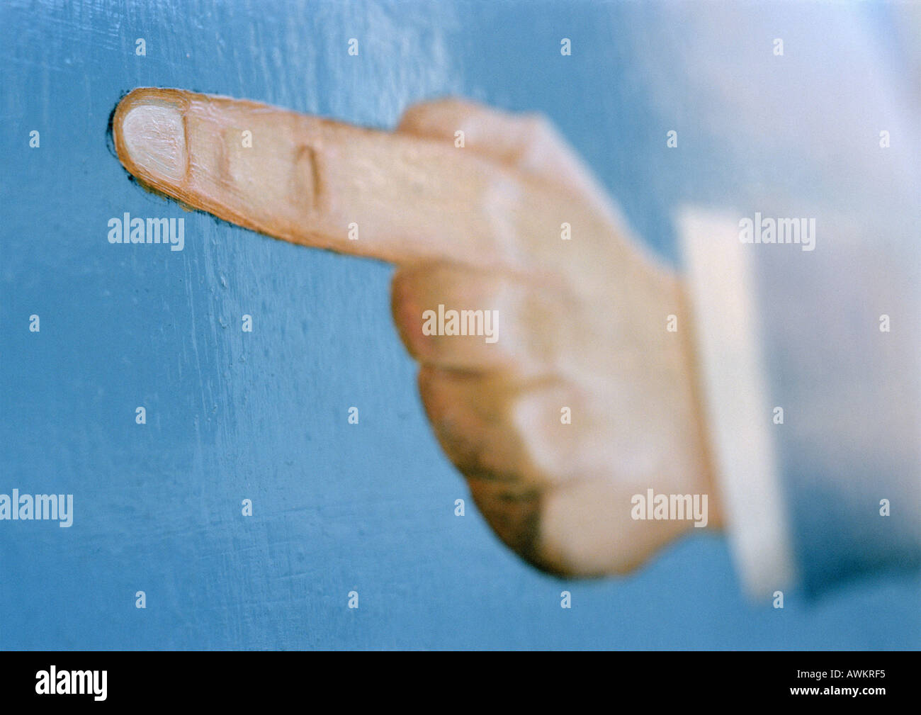 Hand pointing painting hi-res stock photography and images - Alamy