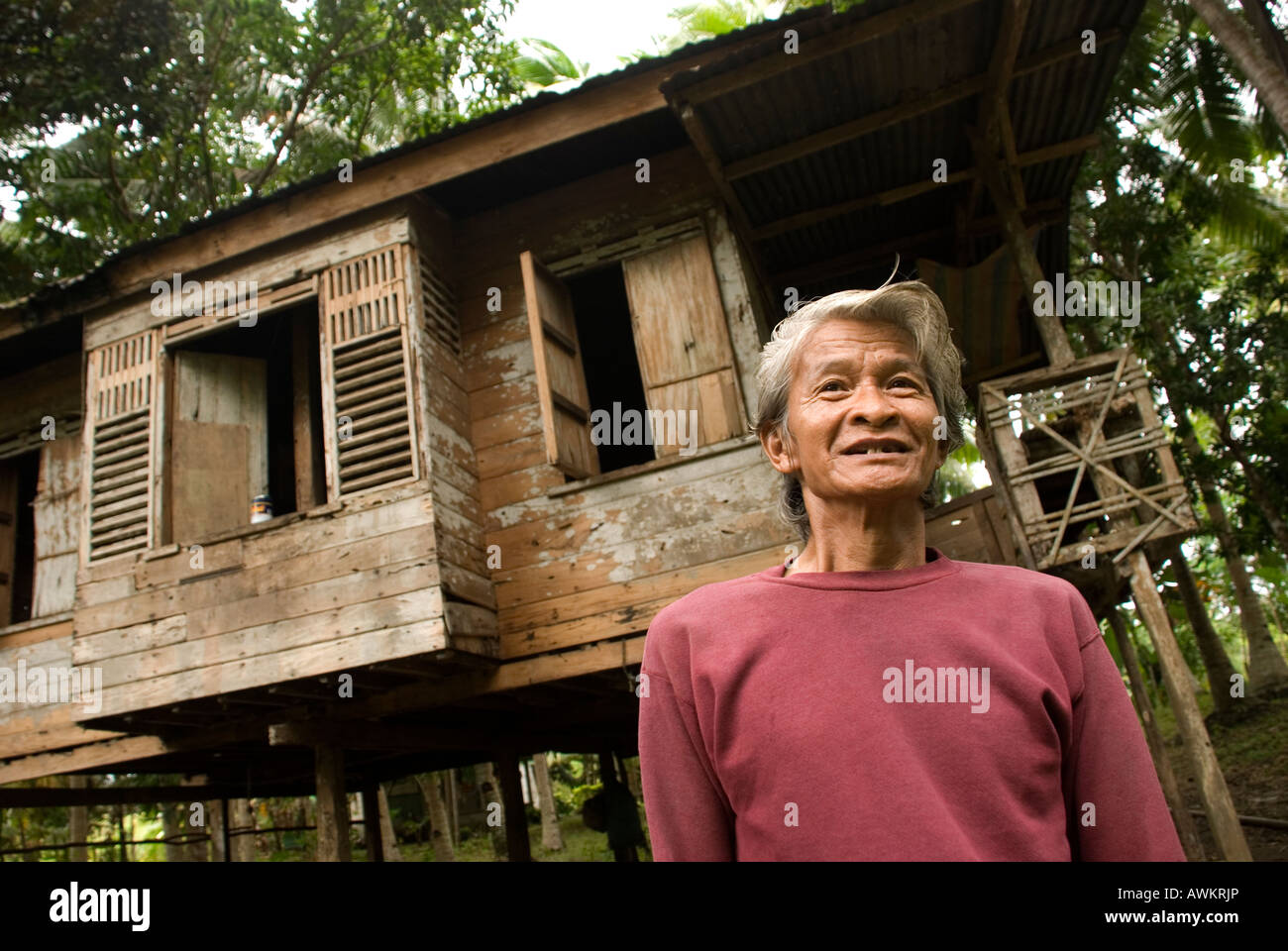 philippines siquijor island rural house Stock Photo - Alamy