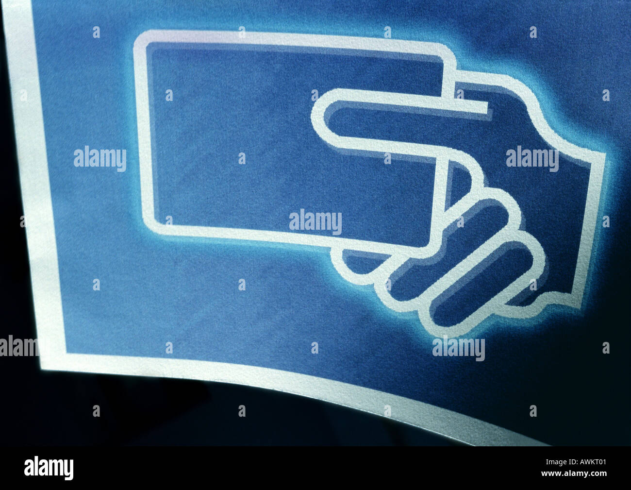 Cash machine sign, close-up Stock Photo - Alamy