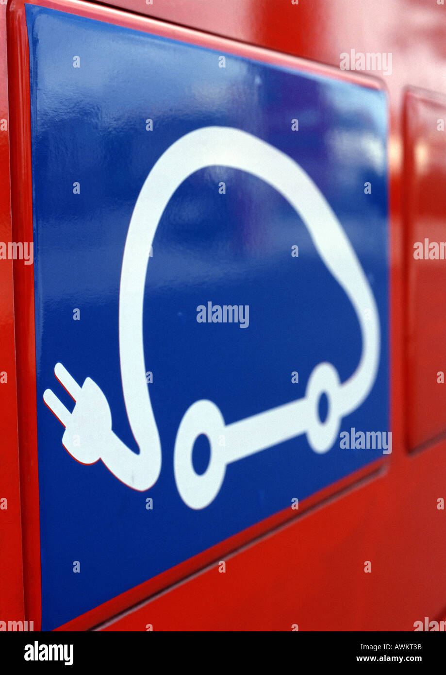 Electric car symbol hi-res stock photography and images - Alamy
