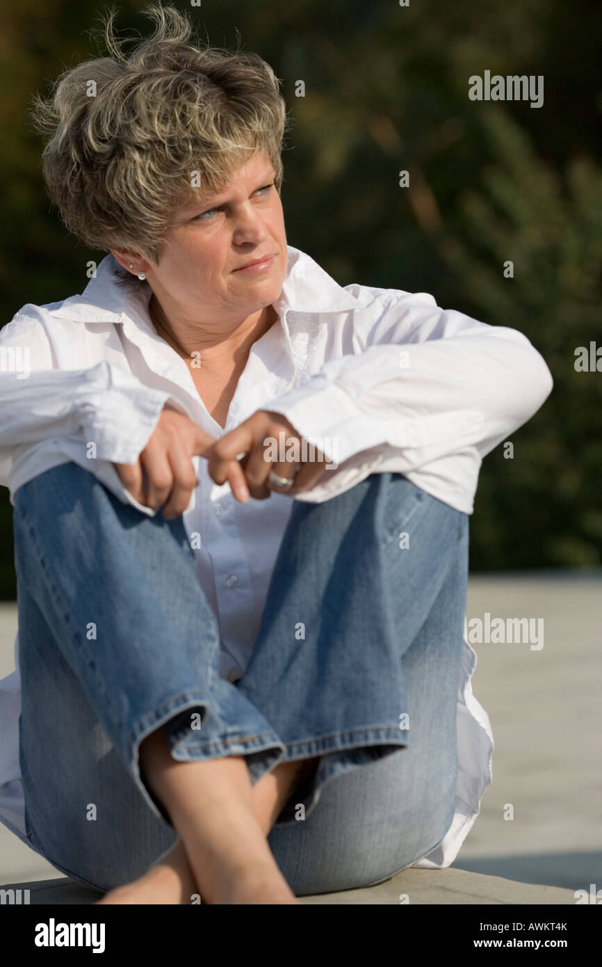 portraet of a woman named Tanja Stock Photo - Alamy