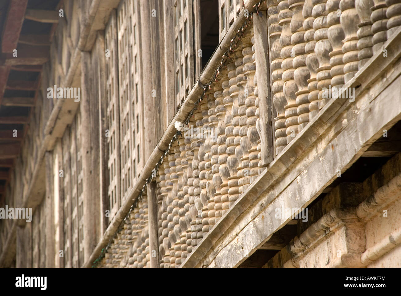 philippines siquijor island Lazi Convent detail Stock Photo - Alamy