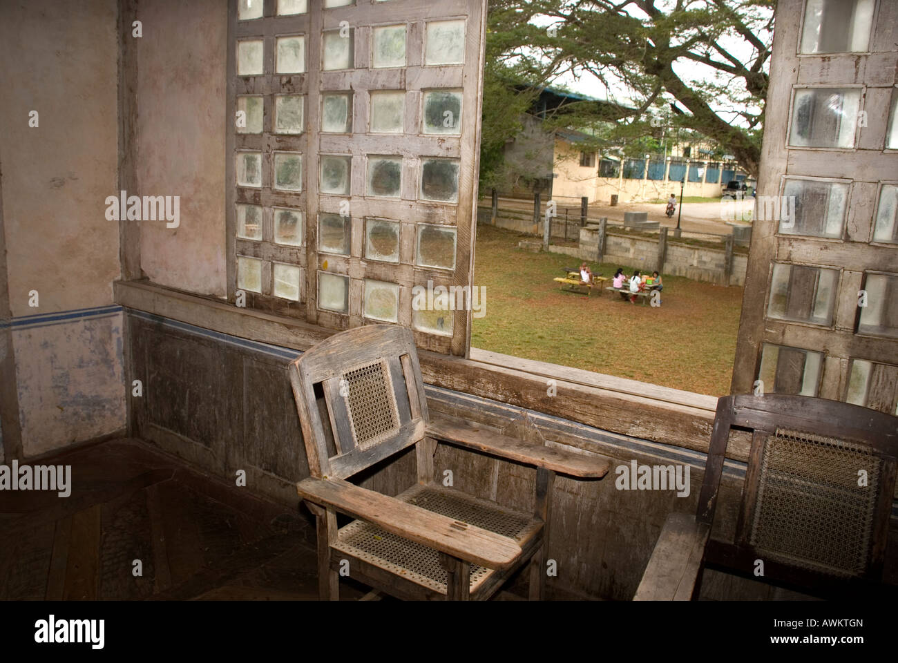 philippines siquijor island Lazi Convent interior Stock Photo - Alamy