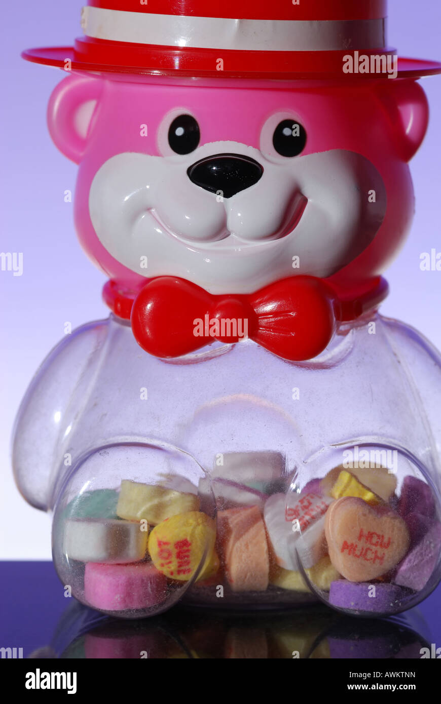 Bear with sweet tarts Stock Photo - Alamy