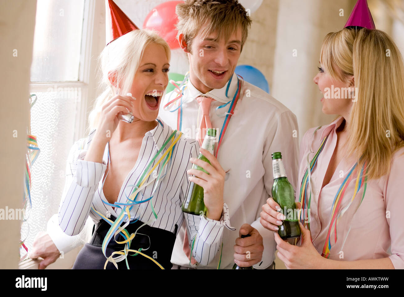 Drunk Woman Office Party High Resolution Stock Photography and Images ...