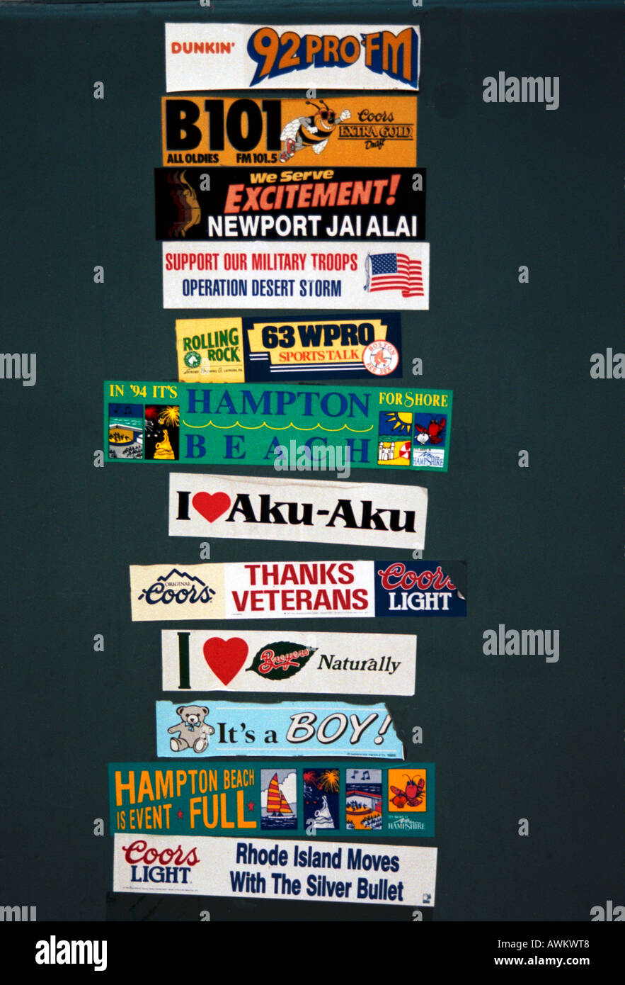 Propaganda stickers hi-res stock photography and images - Alamy