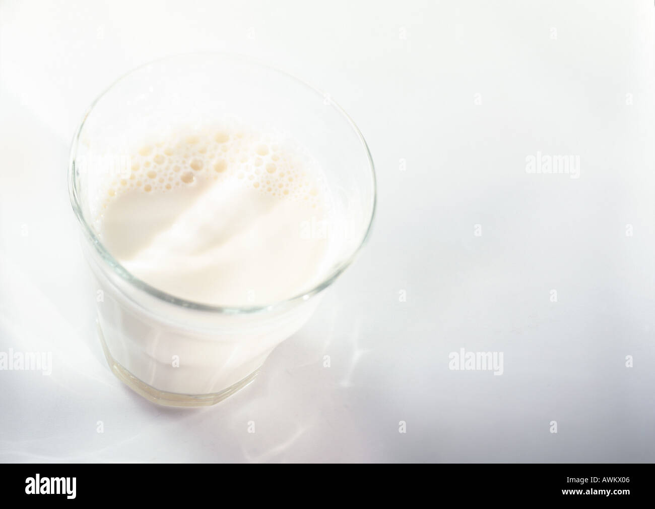 Half full glass of milk hi-res stock photography and images - Alamy