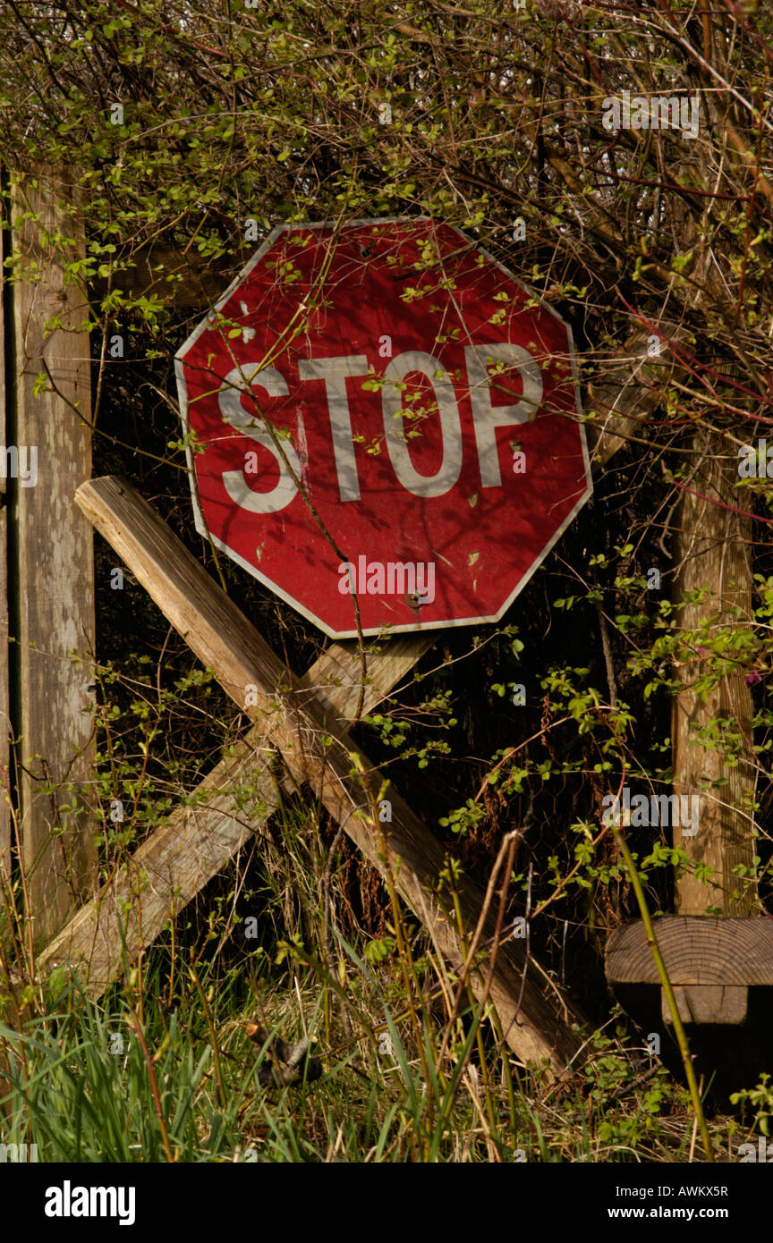 The Stop Sign Stock Photo - Alamy