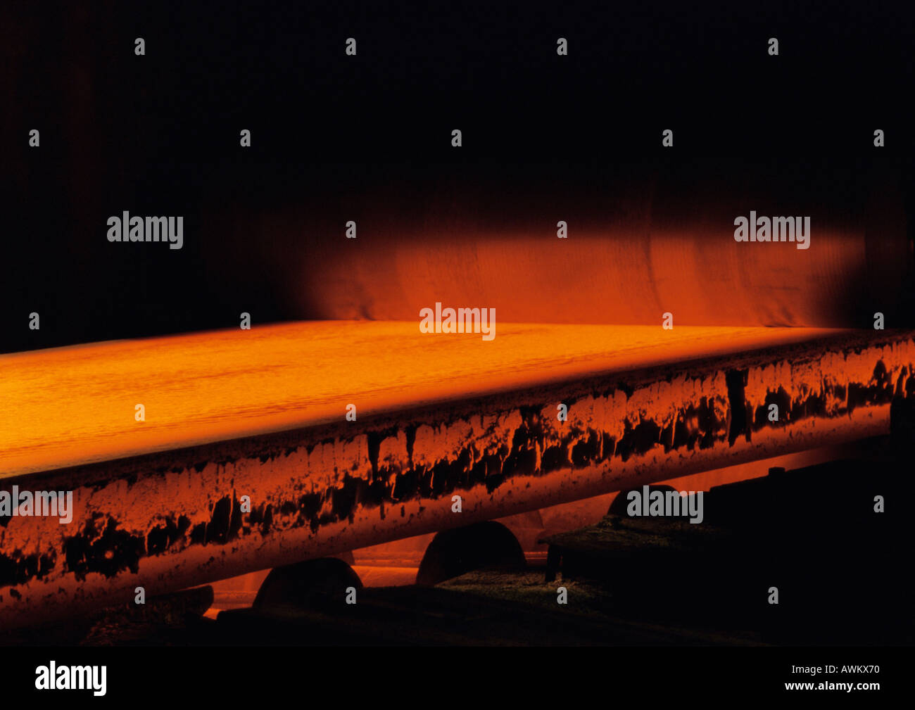 Molten steel, close-up Stock Photo - Alamy