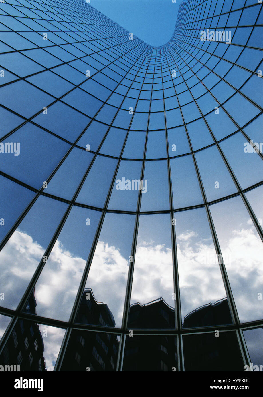 High rise skyscraper skyscrapers building buildings curved facade hi ...