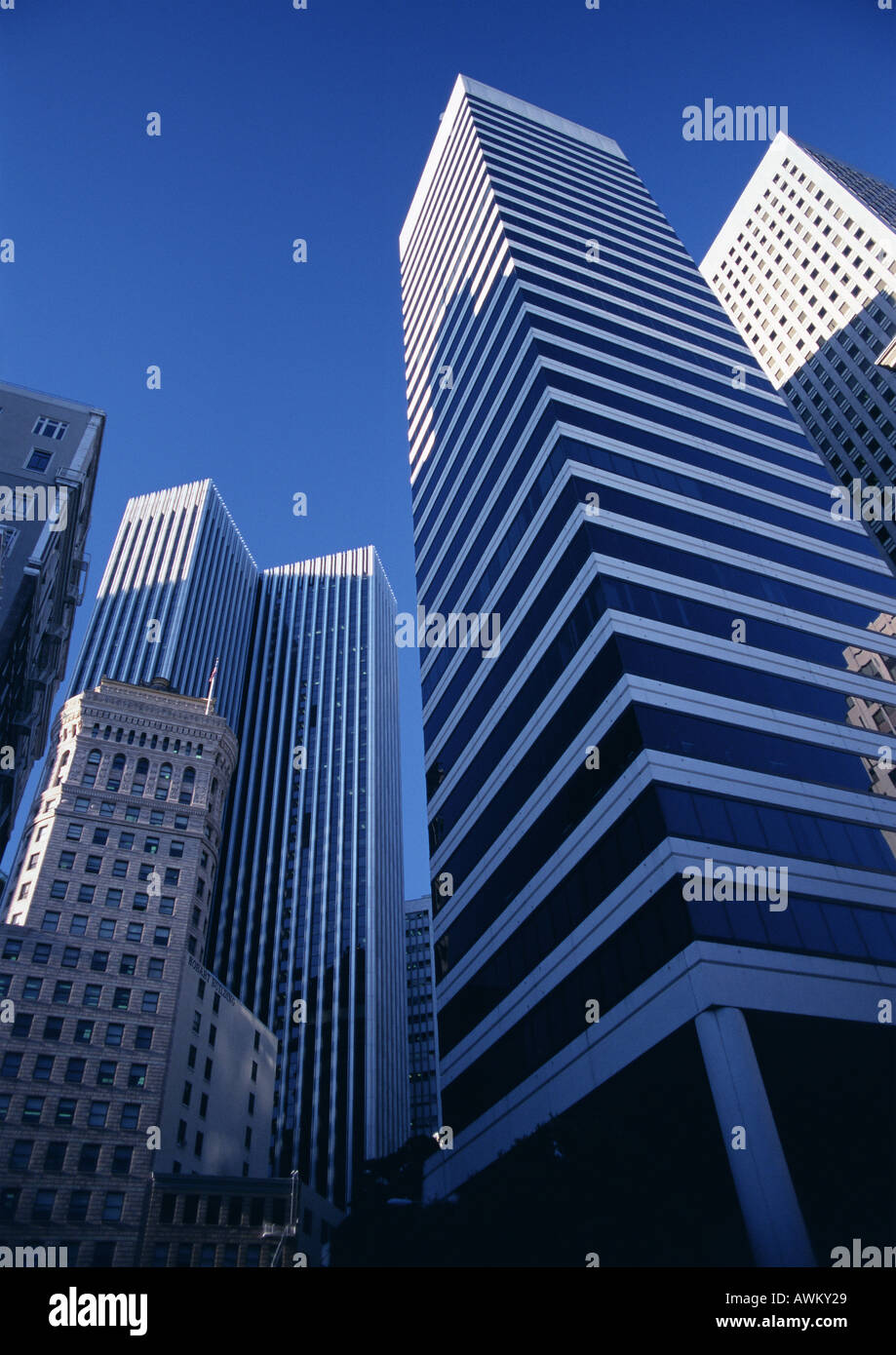 Skyscrapers, low angle view Stock Photo - Alamy