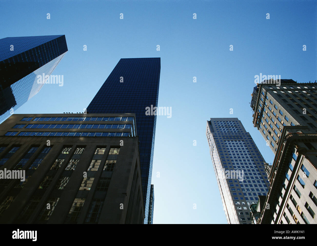 Skyscrapers, low angle view Stock Photo - Alamy