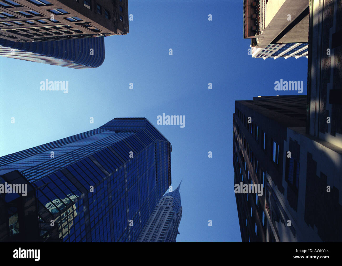 Skyscrapers, low angle view Stock Photo - Alamy